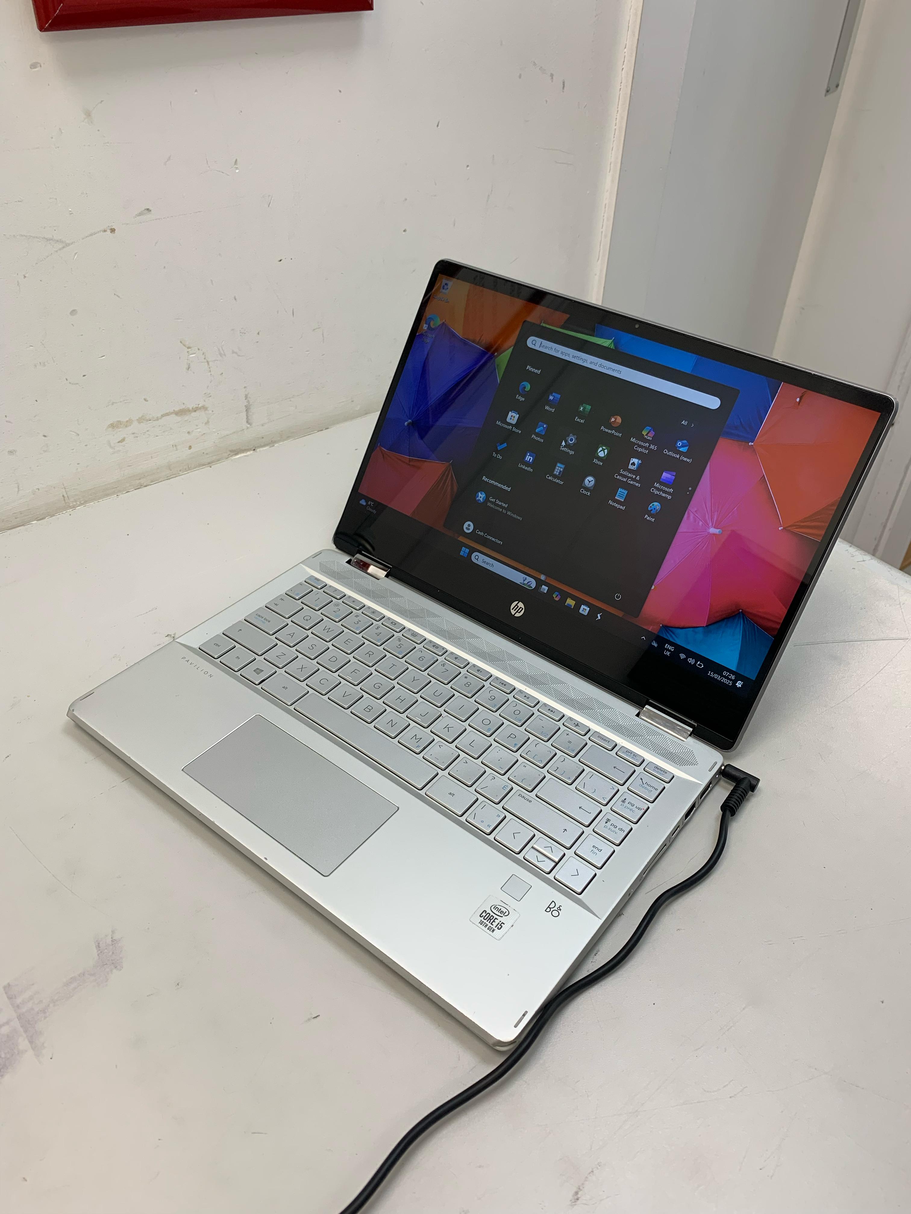 Pre-owned HP Pavilion x360 - 2in1 Touch screen laptop i5 512GB Read ...